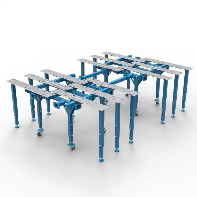 Modular Blade Clamping and Welding Tables from GPPH | Metal Interface